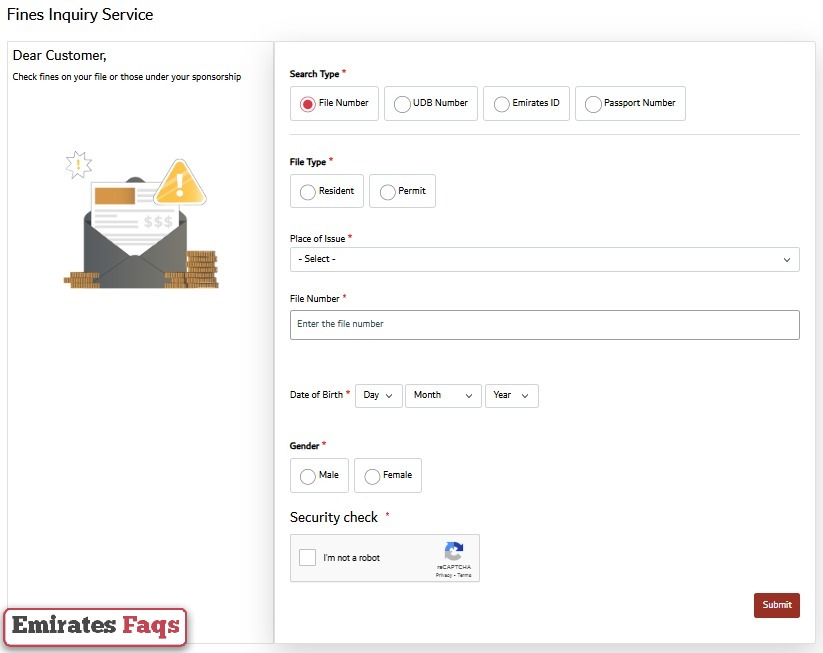 Overstay Fine Reduction Application Status Check