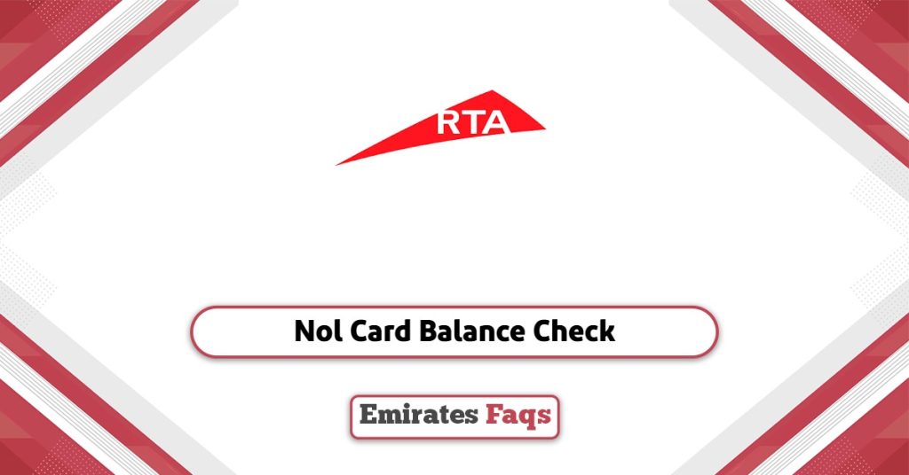 RTA Nol Card Balance Check Online: A Complete Guide 2025 - Emirates Faqs