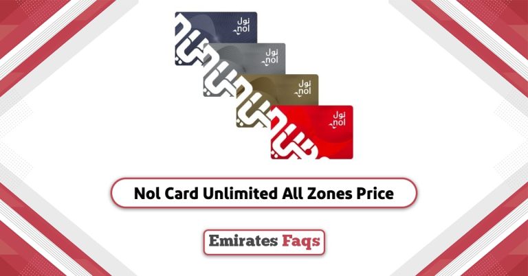 Nol Card Unlimited All Zones Price 2026 - Emirates Faqs