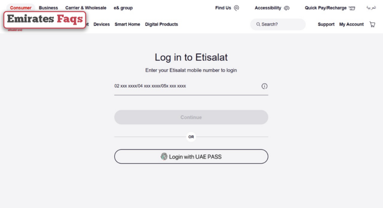 How to Check Etisalat Balance Online? - Emirates Faqs